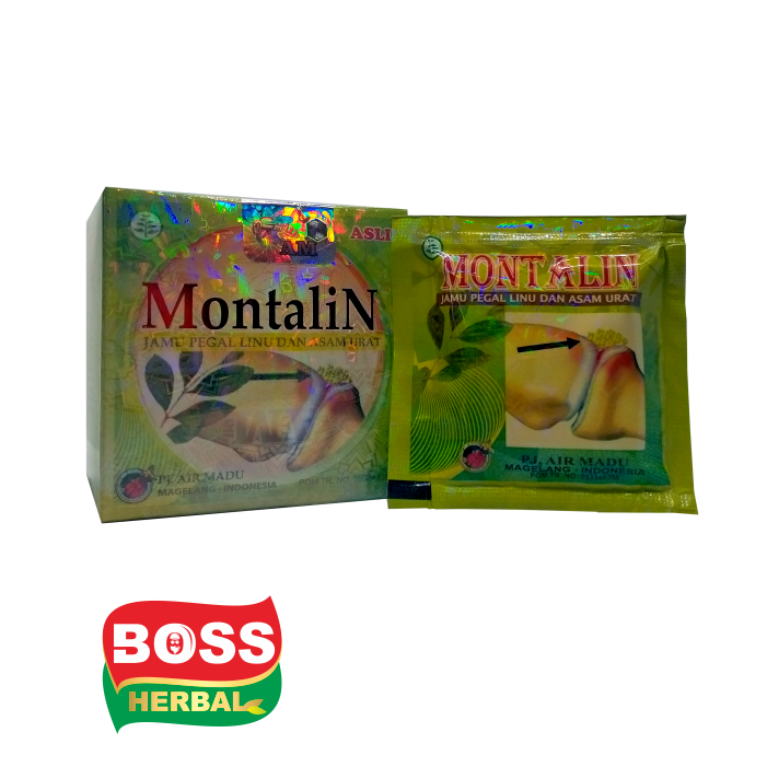 Montalin Jamu Pegal Linu Dan Asam Urat - BossHerbal.com